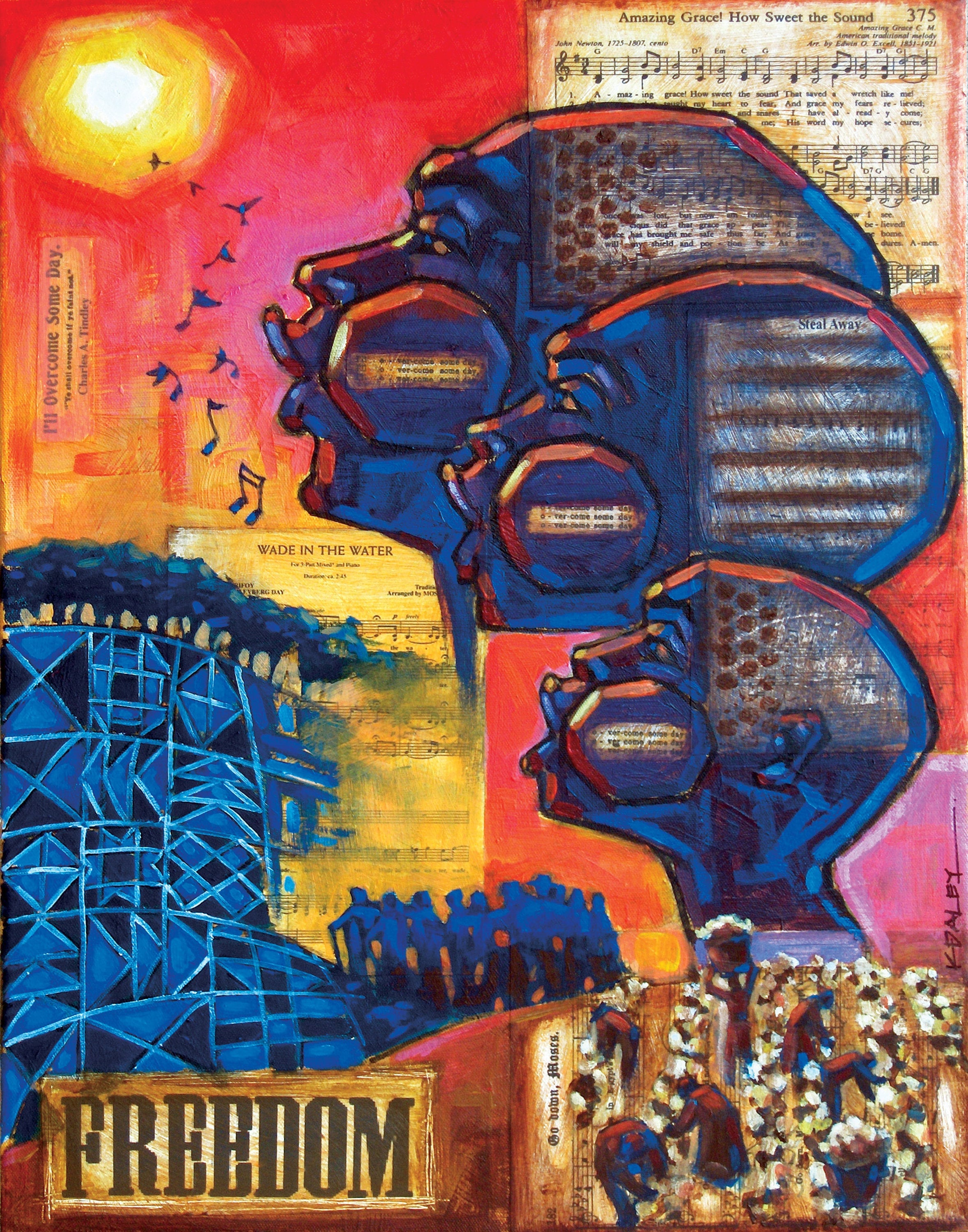 Songs of Freedom Art Print - Etsy