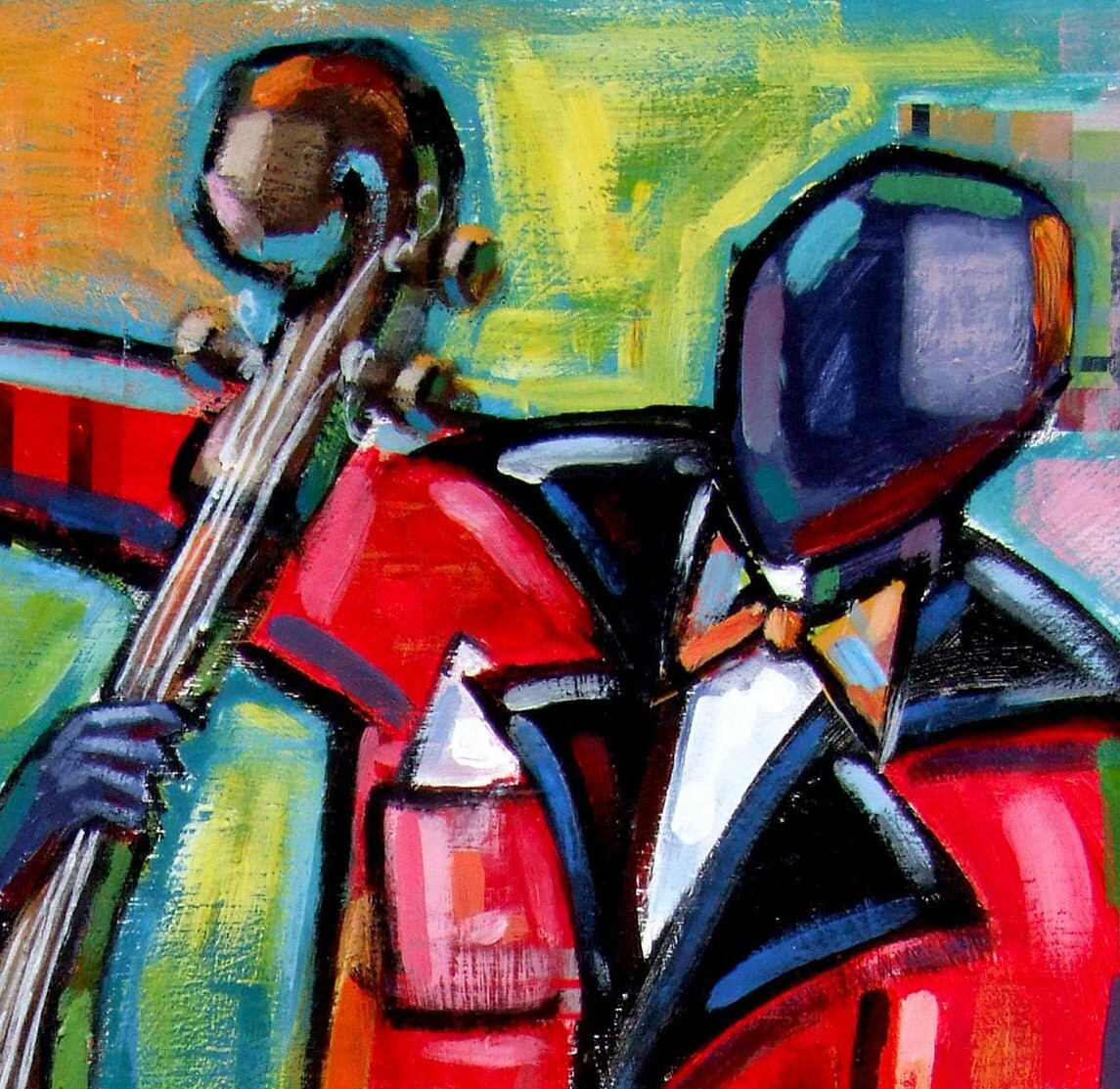 Bassist Art Print - Etsy