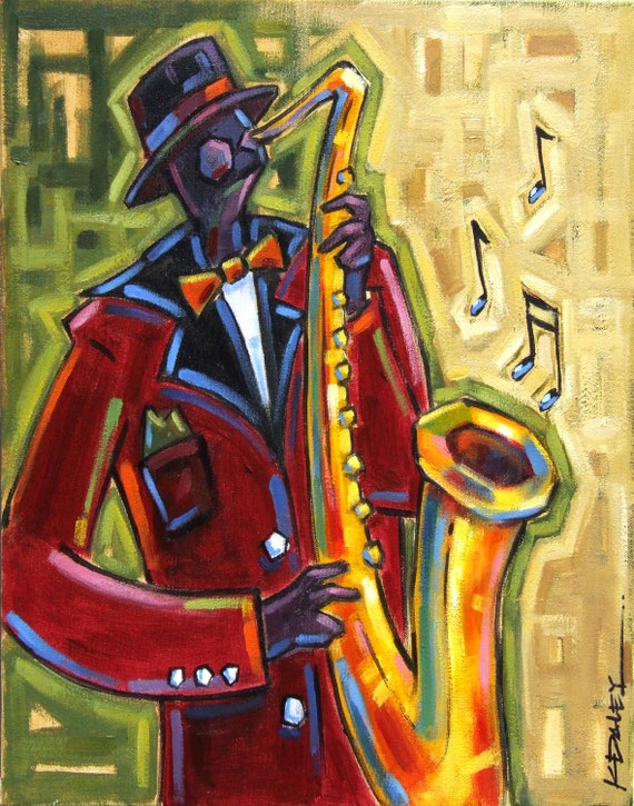 Saxman Art Print | Etsy