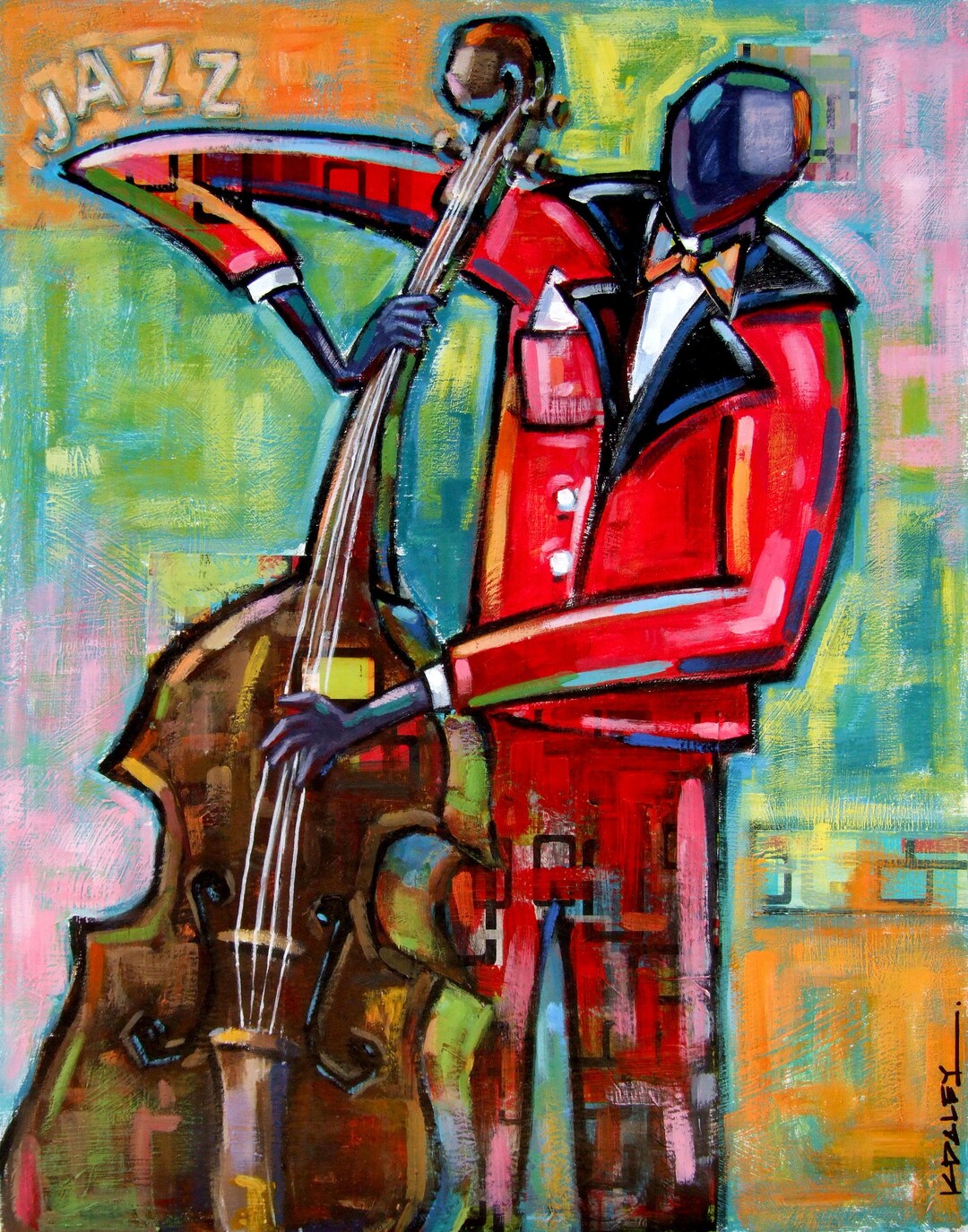 Bassist Art Print - Etsy