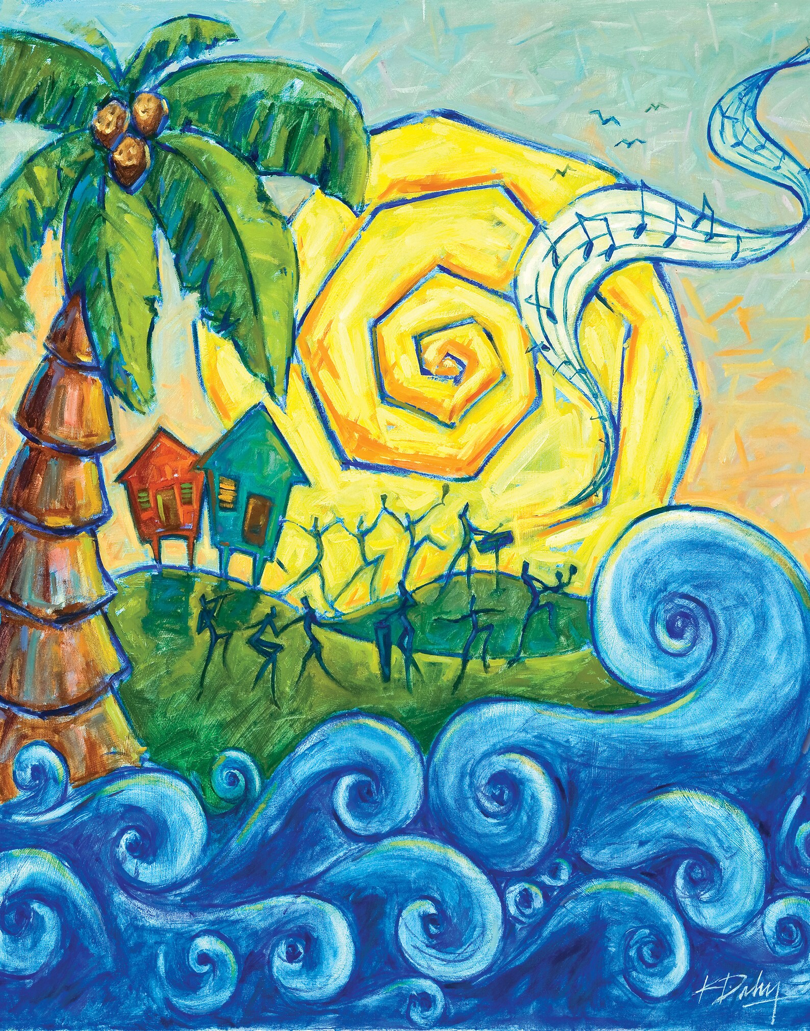 Caribbean Riddims Art Print - Etsy