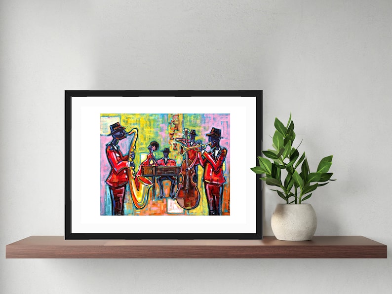 Jazz Band Art Print - Etsy