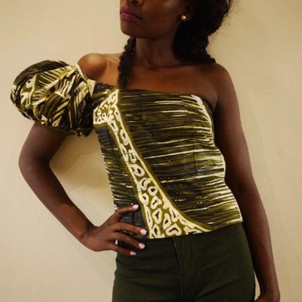 African Print Top - Etsy