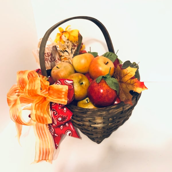Apple Basket - Etsy