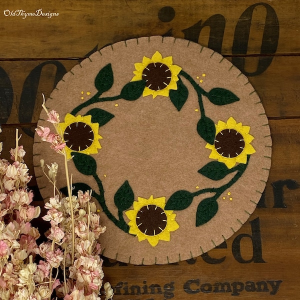Sunflower Penny Rug - Etsy