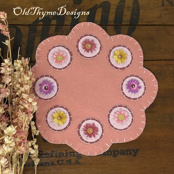 Wool Penny Rug - Etsy