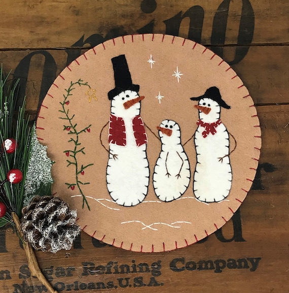 Primitive Penny Rugs