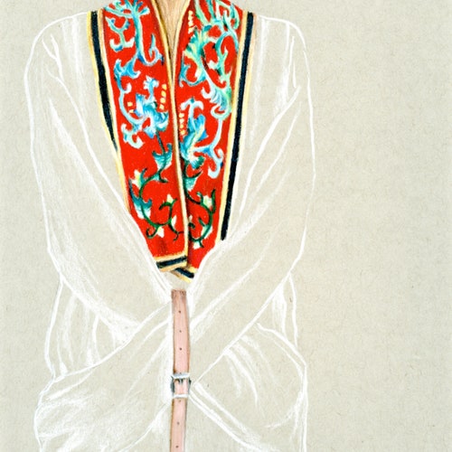 Model Minority Straitjacket Art Print Multi Colored Pencil - Etsy