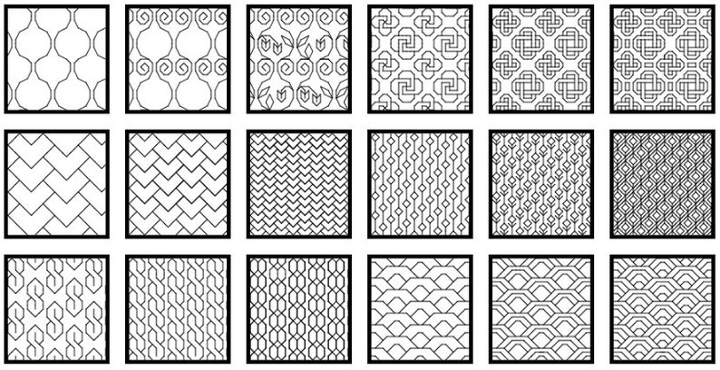 Shaded Blackwork Sampler - Etsy