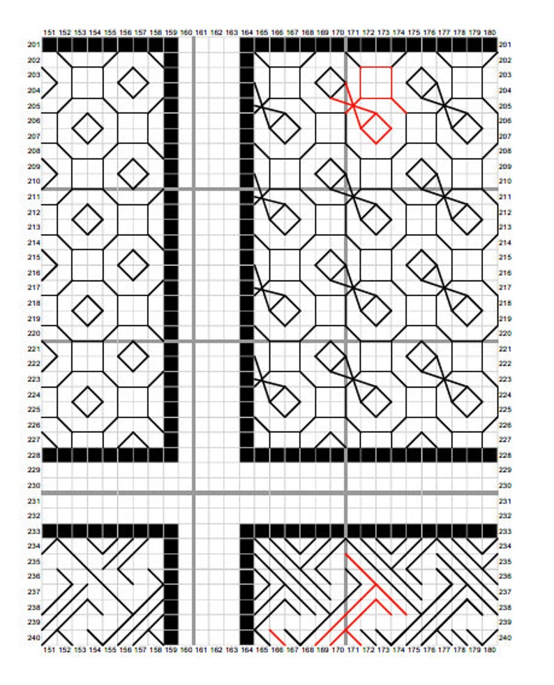 Shaded Blackwork Sampler | Etsy