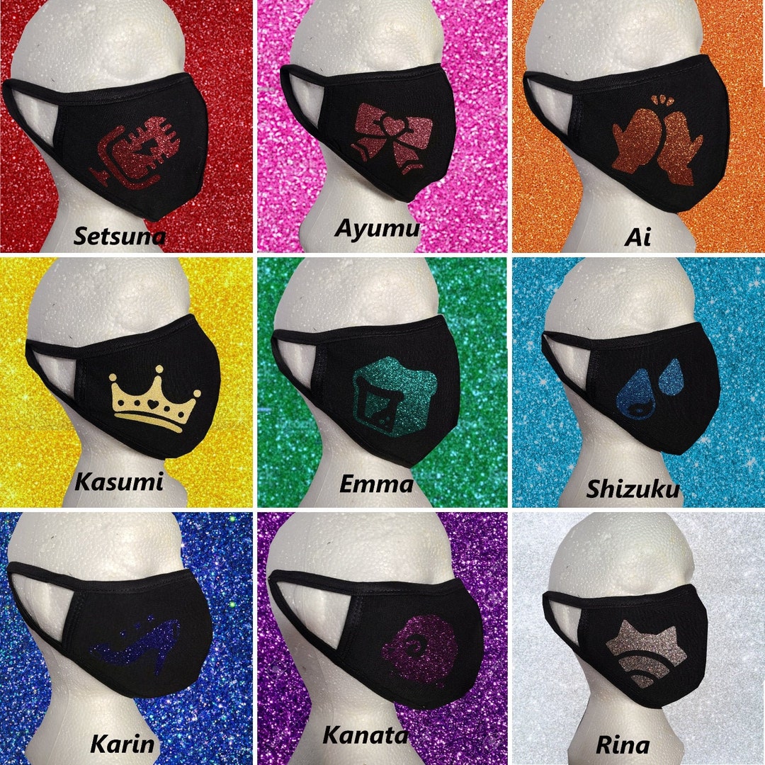 Love Live Cosplay Facemask Nijigasaki High School Idol Anime - Etsy