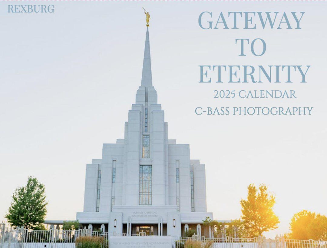 LDS Temple Calendar 2025 - Etsy