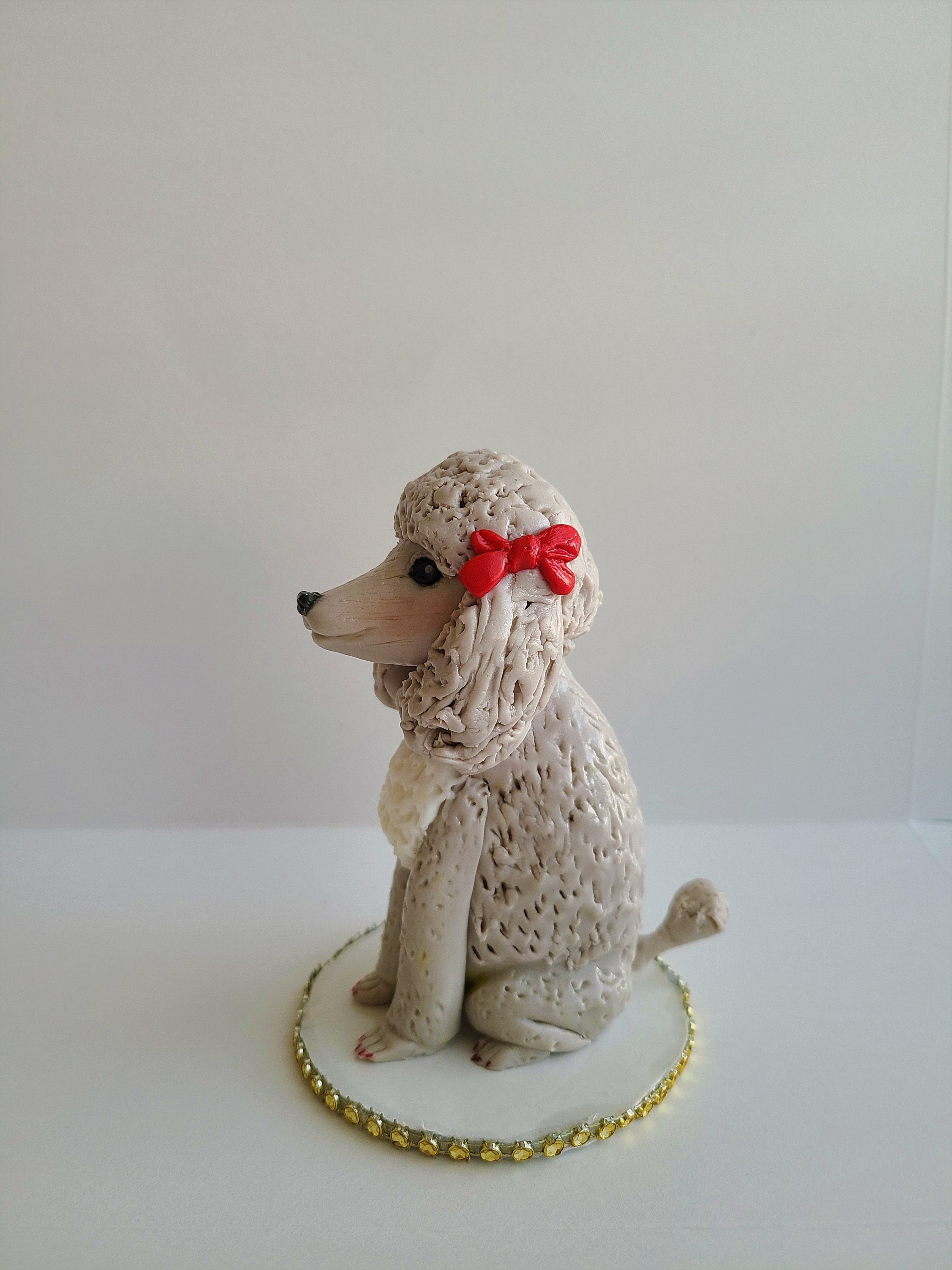 Edible dog cake topper Poodle topper Doodle topper | Etsy