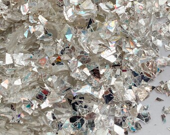 Irregular Cut Glitter purple Shards - Etsy