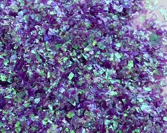 Irregular Cut Glitter purple Shards - Etsy
