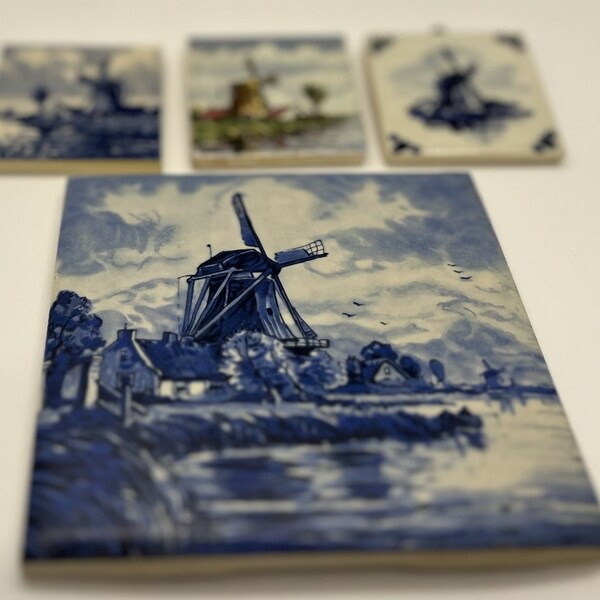 2 by 2 Delft Tiles - Etsy