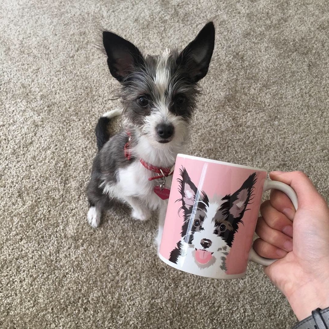 Dog Mom Coffee Mug, Custom Pet Photo Mug, Dog Mom Custom Mug, Custom ...
