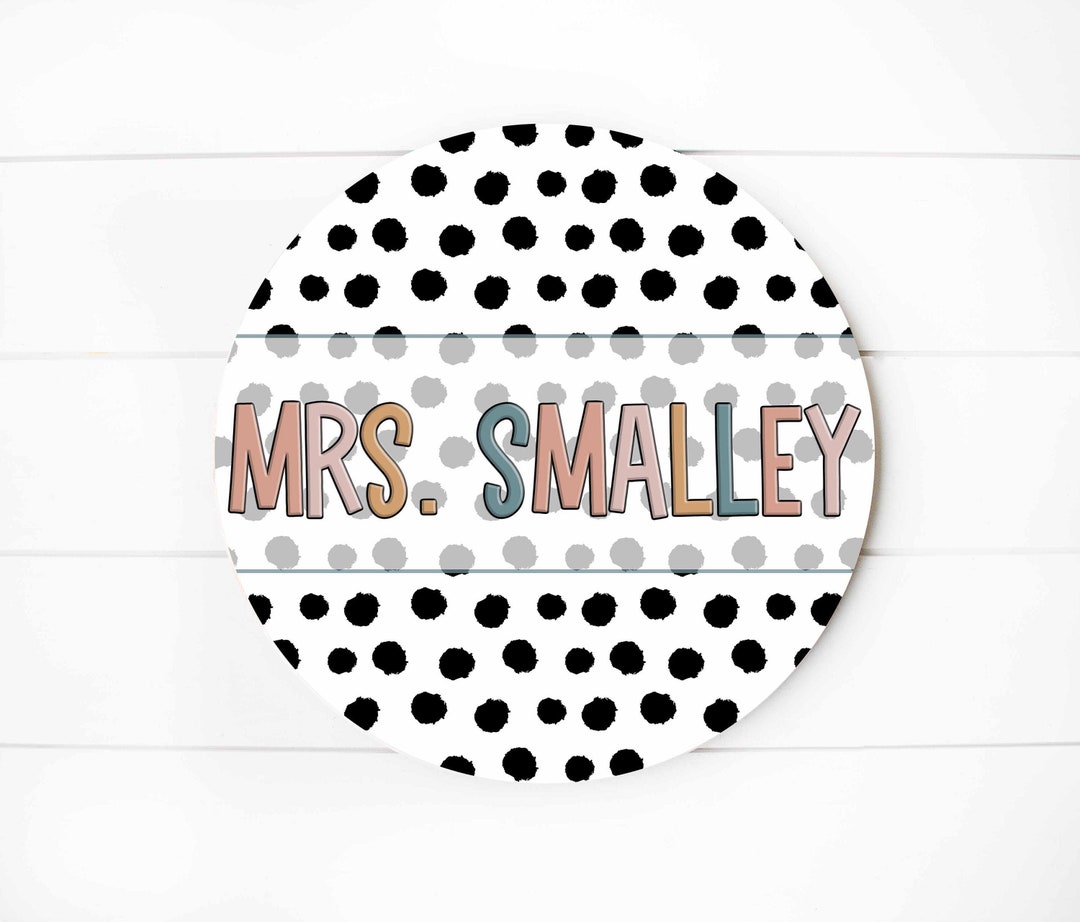 Classroom Sign | Teacher Sign | Metal Sign | Front Door Sign | Black ...