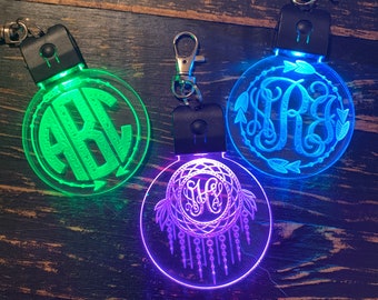 Light up Keychain - Etsy