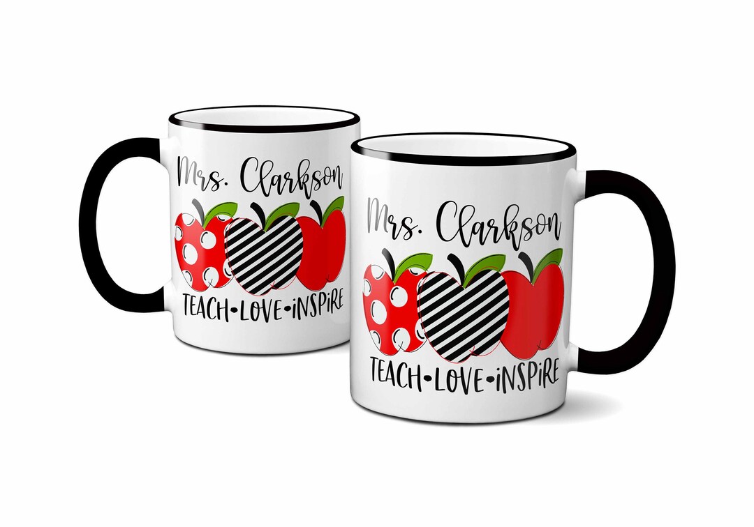FREE SHIPPING | Teacher Mug | Teacher Appreciation | Personalized ...