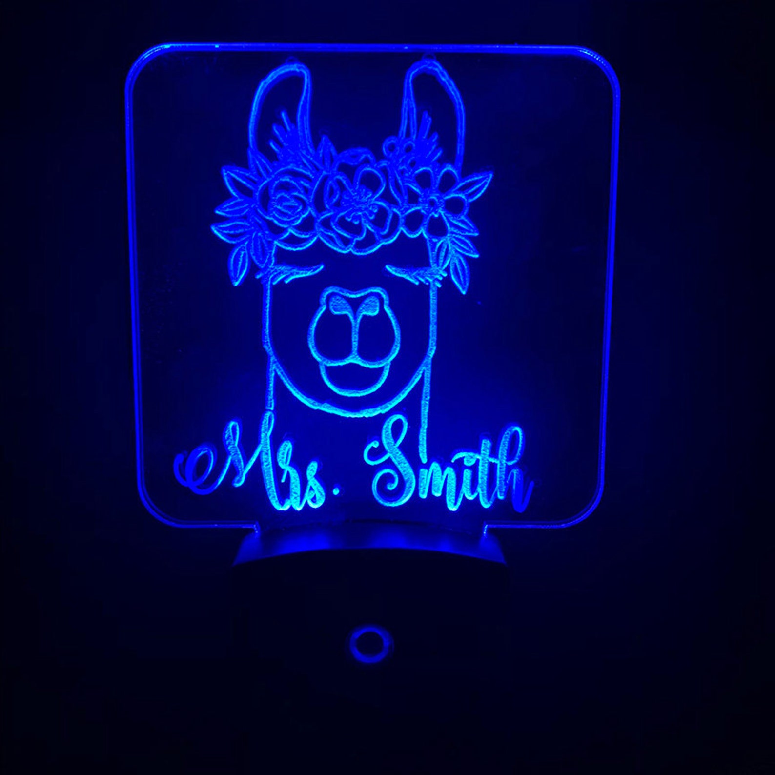 LED Night Light 52 Design Options Acrylic Display Personalized 7 Light ...