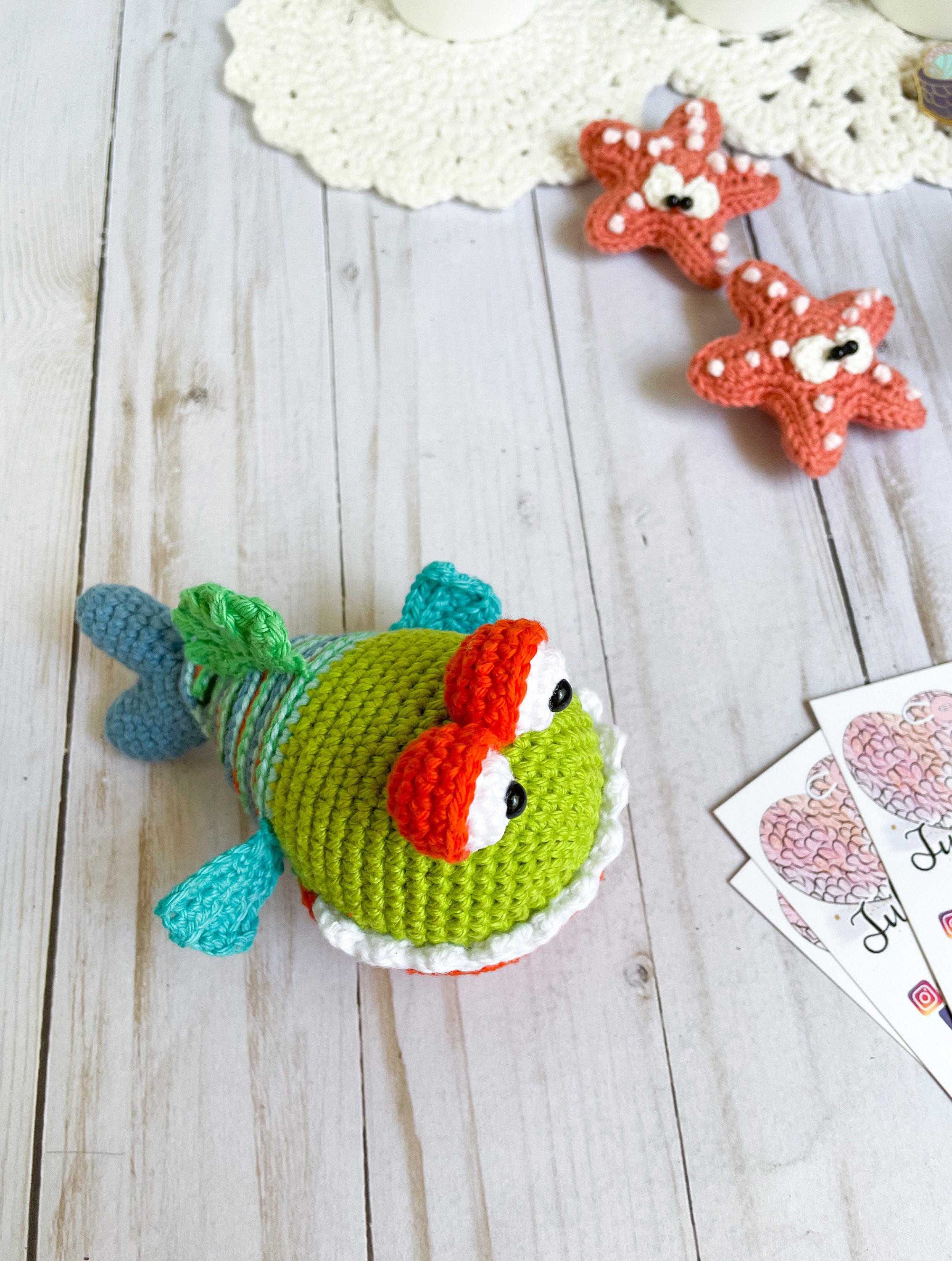 Crochet Amigurumi Pattern Fish Toy Under the Sea Toy Pdf - Etsy