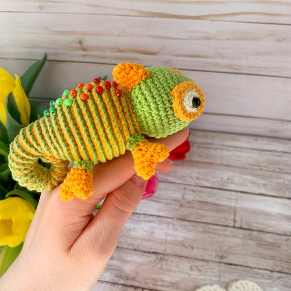 Crochet Chameleon Pattern - Etsy