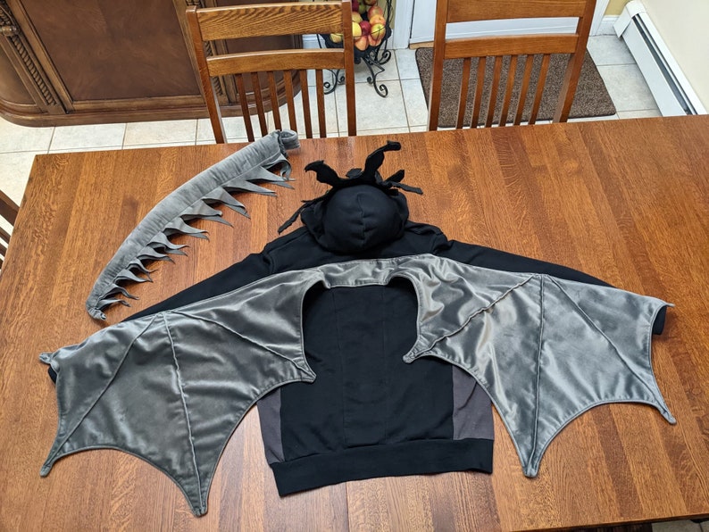 Dragon Cosplay - Wings of Fire “nightwing” Inspired Costume - Etsy
