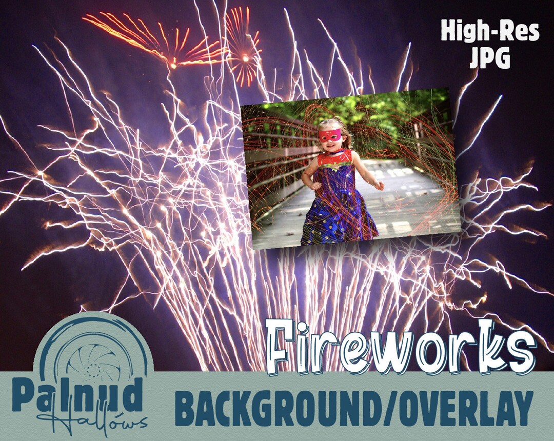 Fireworks Bundle for Photoshop Overlay or Backdrop Stock Photos Special ...