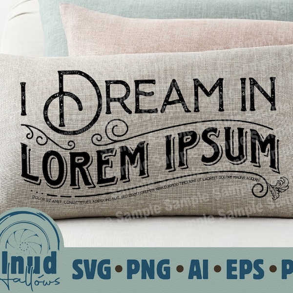 Lorem Ipsum Svg File - Etsy
