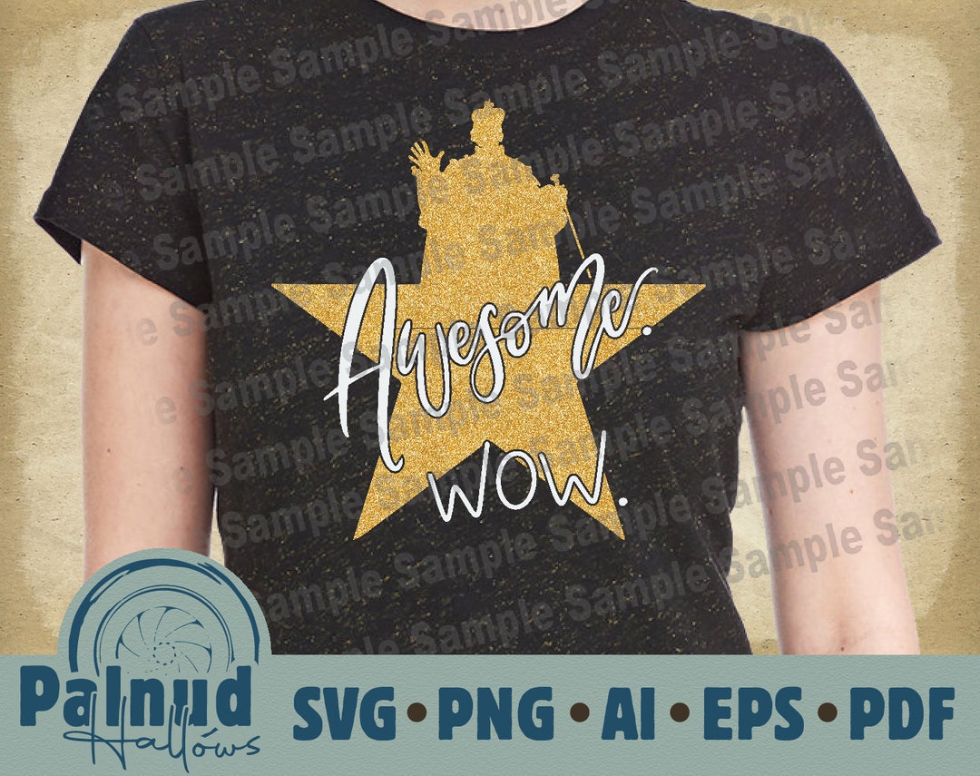 Hamilton Awesome Wow King Glitter Sublimation Shirt Vector SVG PDF Eps ...