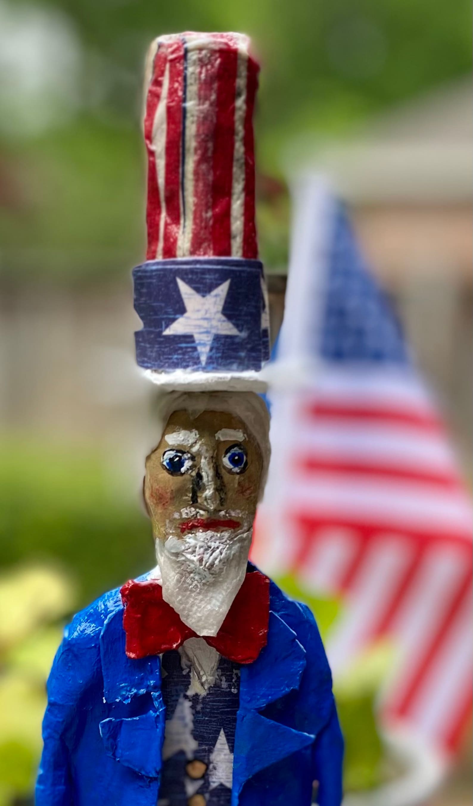 Uncle Sam Figure Paper Mache Art - Etsy