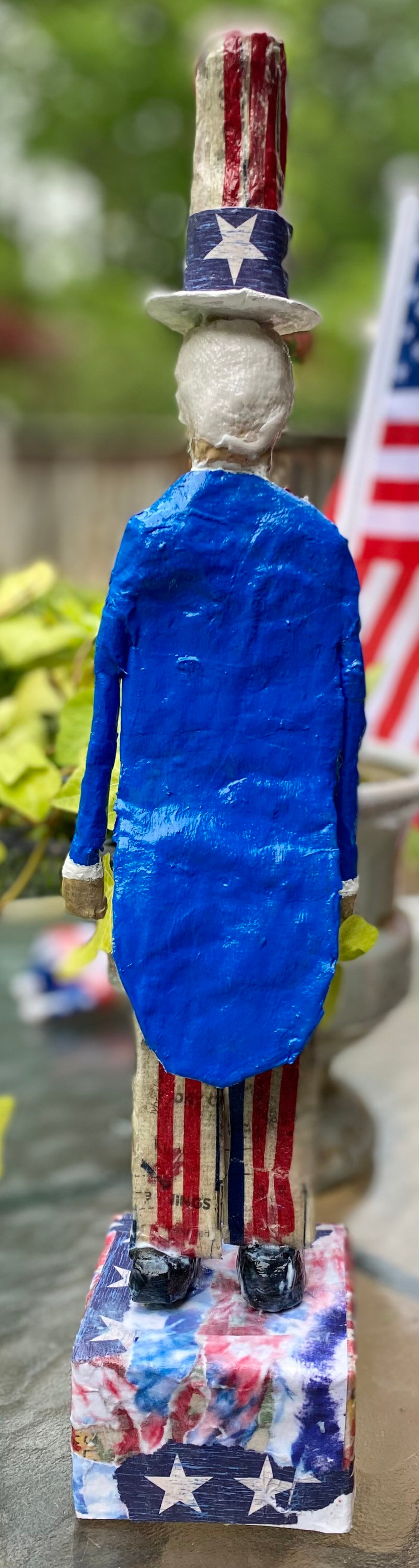 Uncle Sam Figure Paper Mache Art - Etsy