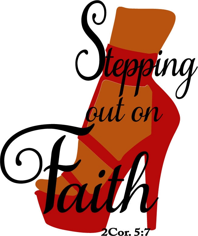 Stepping Out on Faith Digital File - Etsy