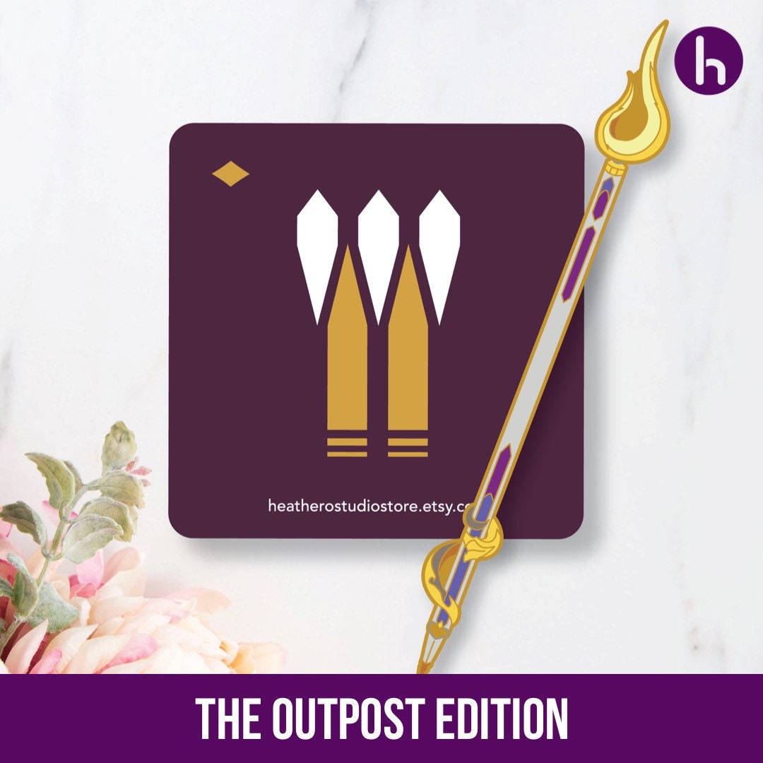 The Queen's Starlight Staff Enamel Pin - Etsy