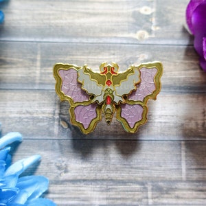 Interactive Moth Enamel Pins - Etsy