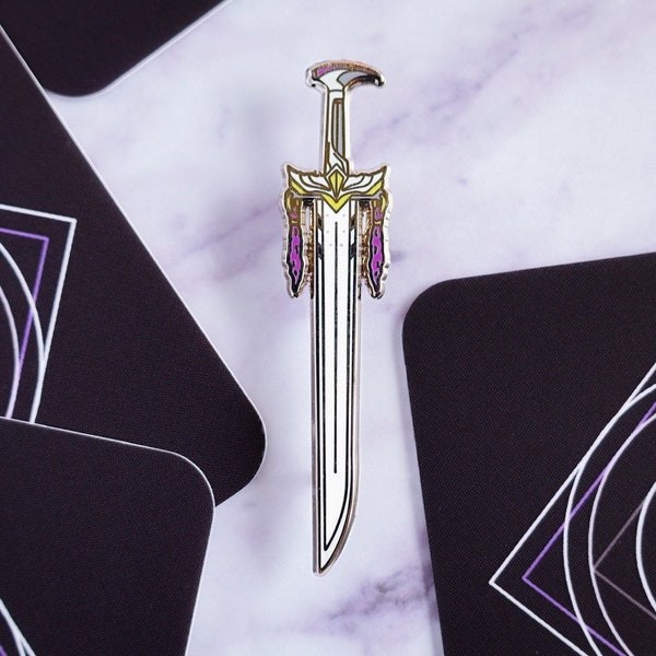 Sword Enamel Pin - Etsy