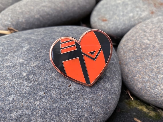 A Hunter's Heart Enamel Pin | Etsy