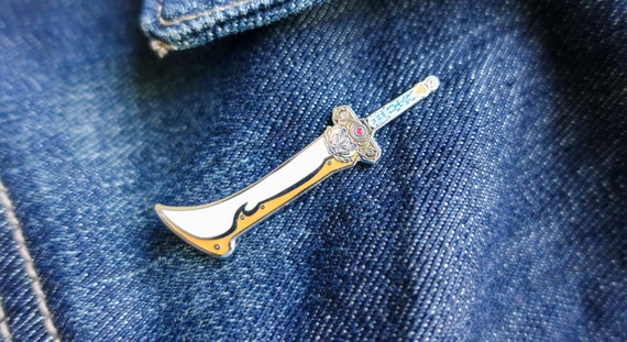 The Taurus Sword Enamel Pin | Etsy