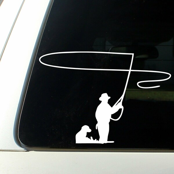 Fly Fishing Decal - Etsy