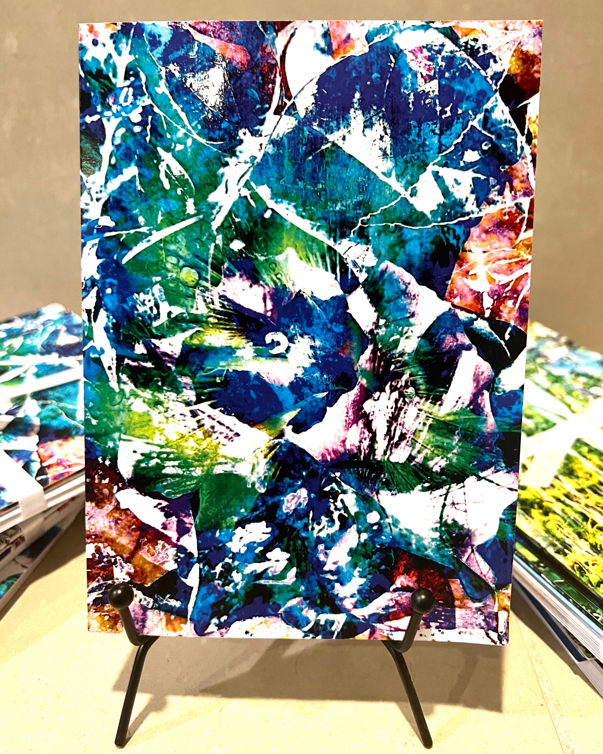 New "abstract Nature Art Set" of Eight Individual Greeting Cards - Etsy