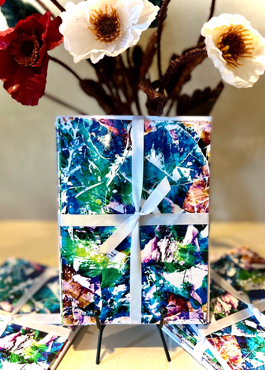 New "abstract Nature Art Set" of Eight Individual Greeting Cards - Etsy