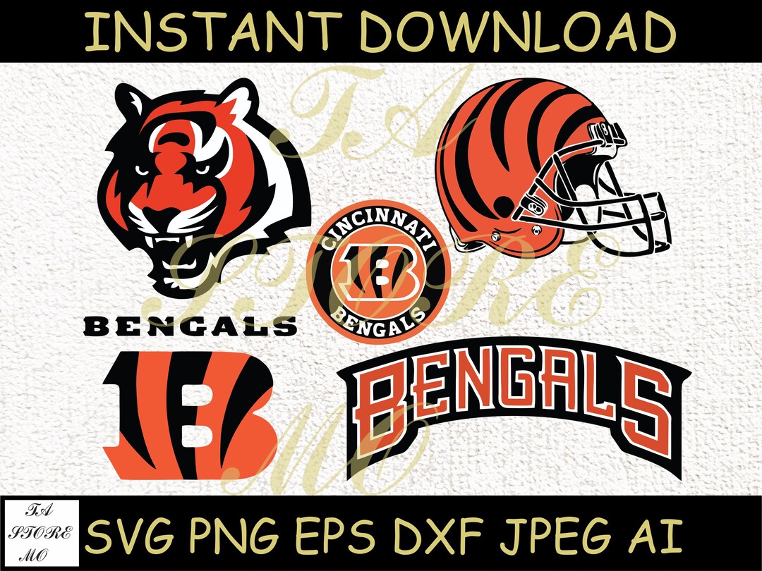 Bengals Svg, Bengals Svg Bundle, Bengals Svg for Cricut, Bengals Vector ...