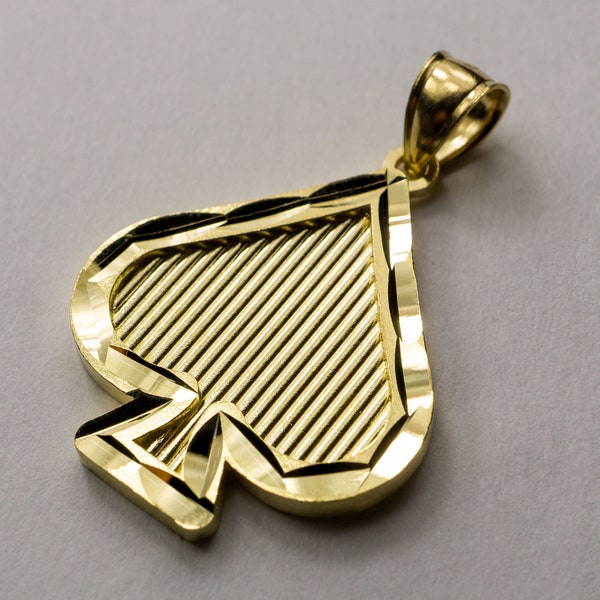 10k Gold Pendant - Etsy