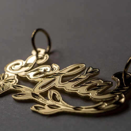 Customized Gold Name Plate - Etsy
