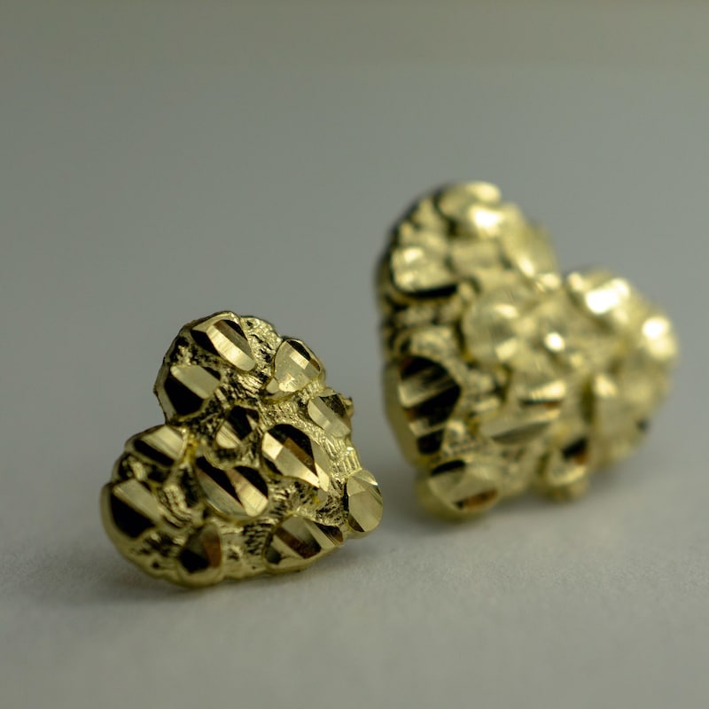 Nugget Earrings - Etsy