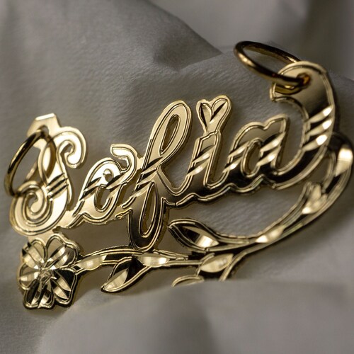 Customized Gold Name Plate Handmade - Etsy