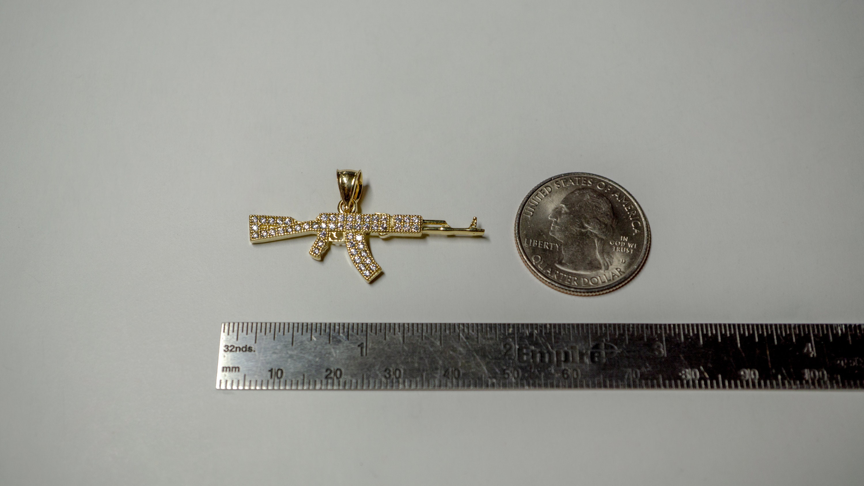 Authentic 10k Gold Guns Collection for Men & Women - Etsy