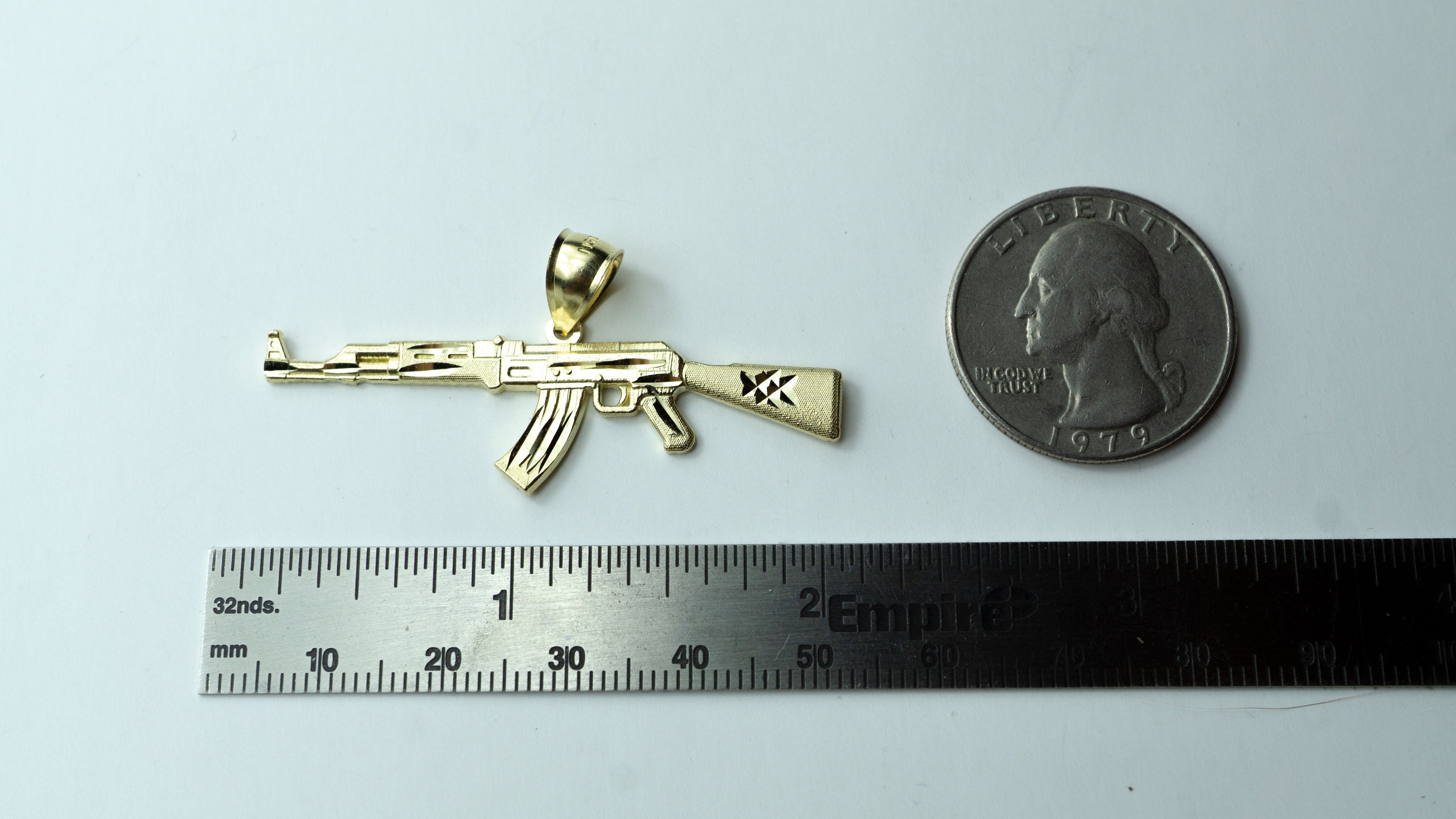 Authentic 10k Gold Guns Collection for Men & Women - Etsy