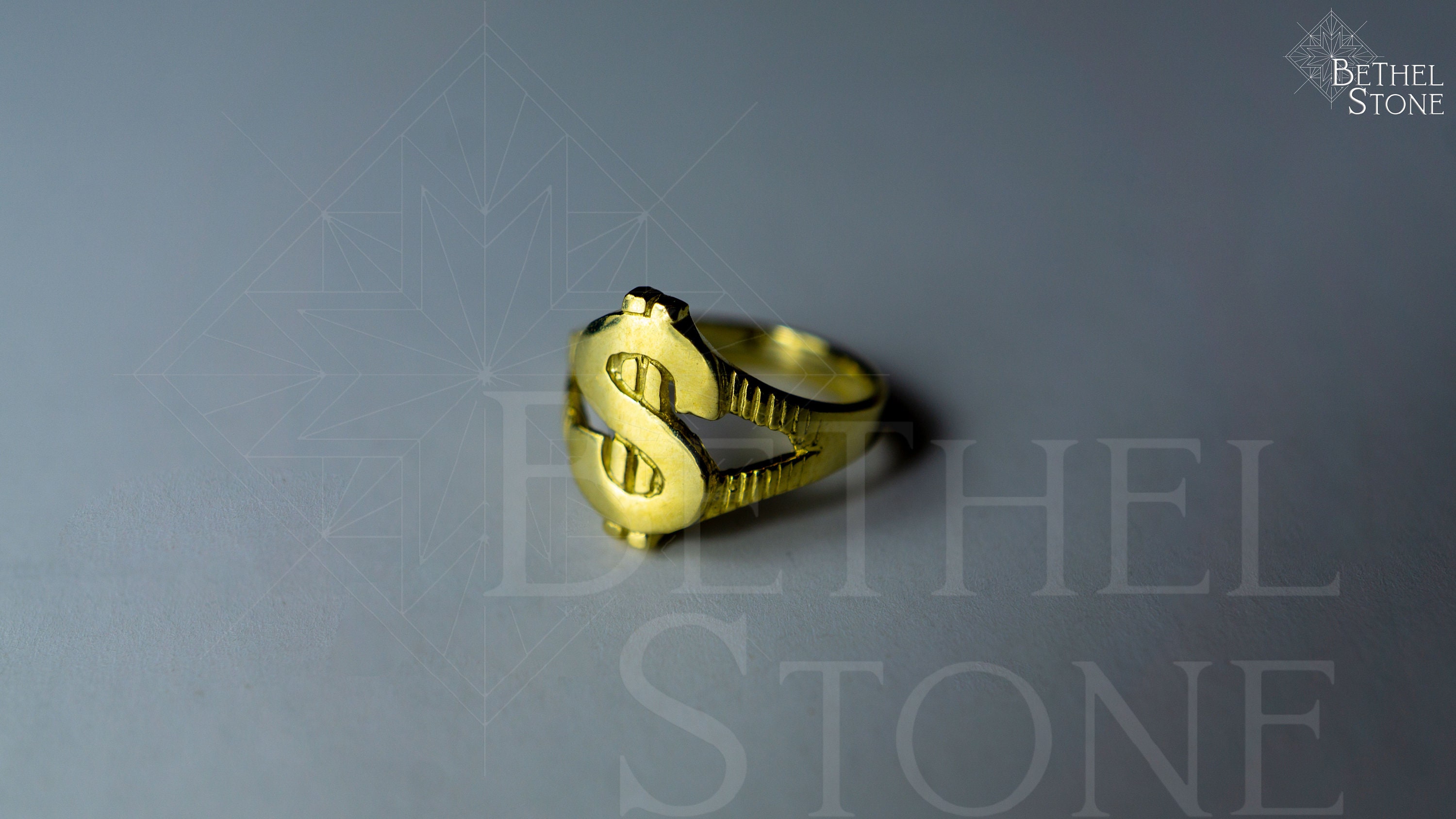Authentic 10k Gold Various Baby Shower Toddler Kids Ring : Dollar Sign ...